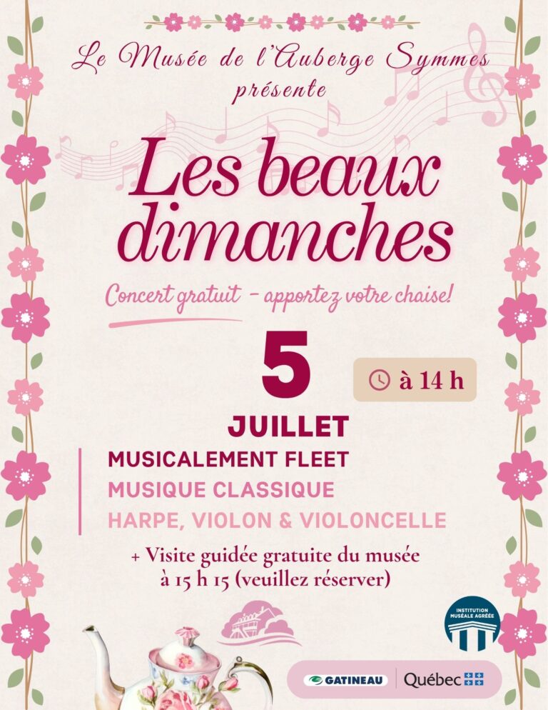 Les beaux dimanches - Musicalement Fleet - Le Musée de l'Auberge Symmes